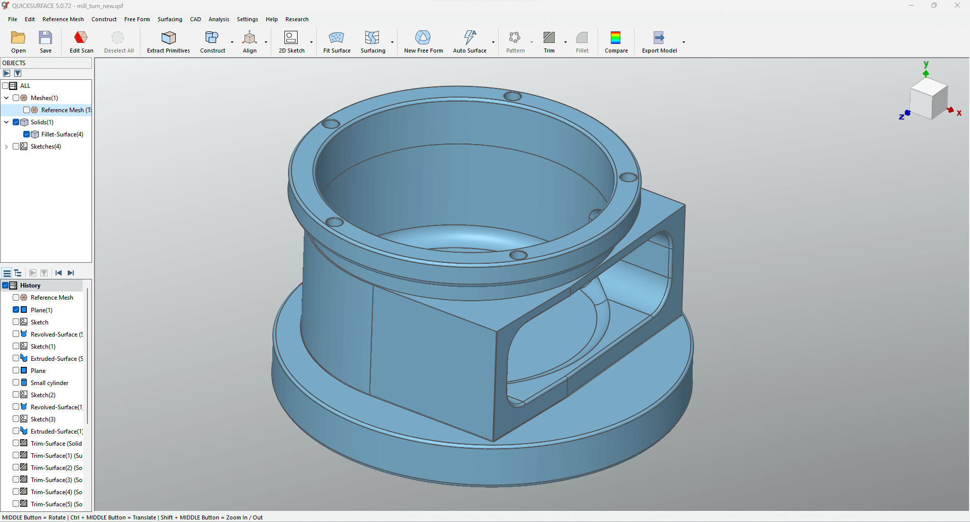 What Is the Essential Workflow for Converting a 3D Scan to a CAD Model ...